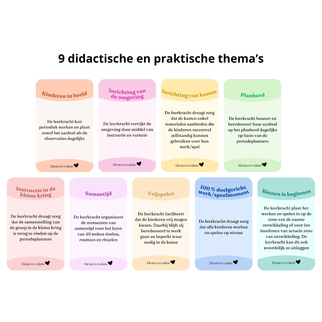 Kleuterrevolutie HGW kaartenset – kleuterrevolutie